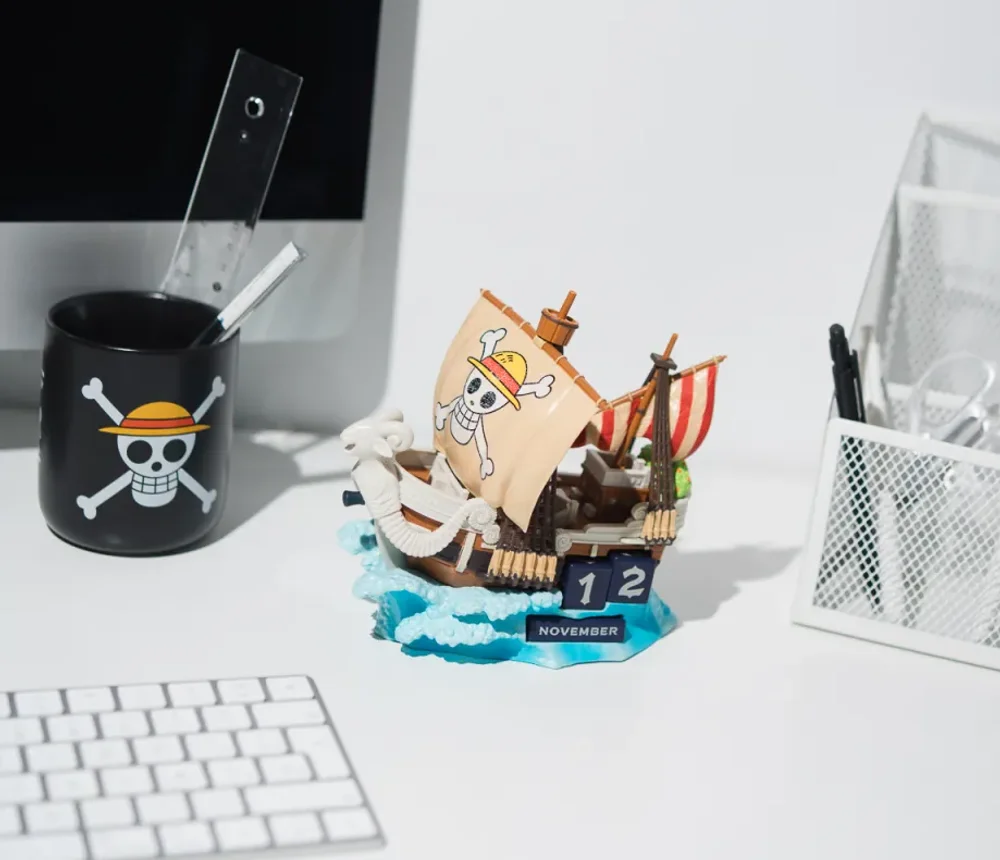 Conbini - ONE PIECE NETFLIX - Going Merry - Resin 3D Perpetual Calendar