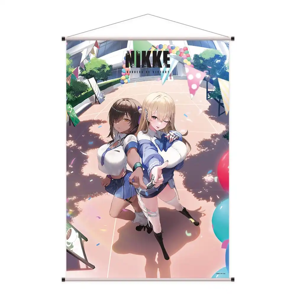 Conbini - Goddess of Victory: Nikke Wallscroll Naga & Tia 60 x 90 cm